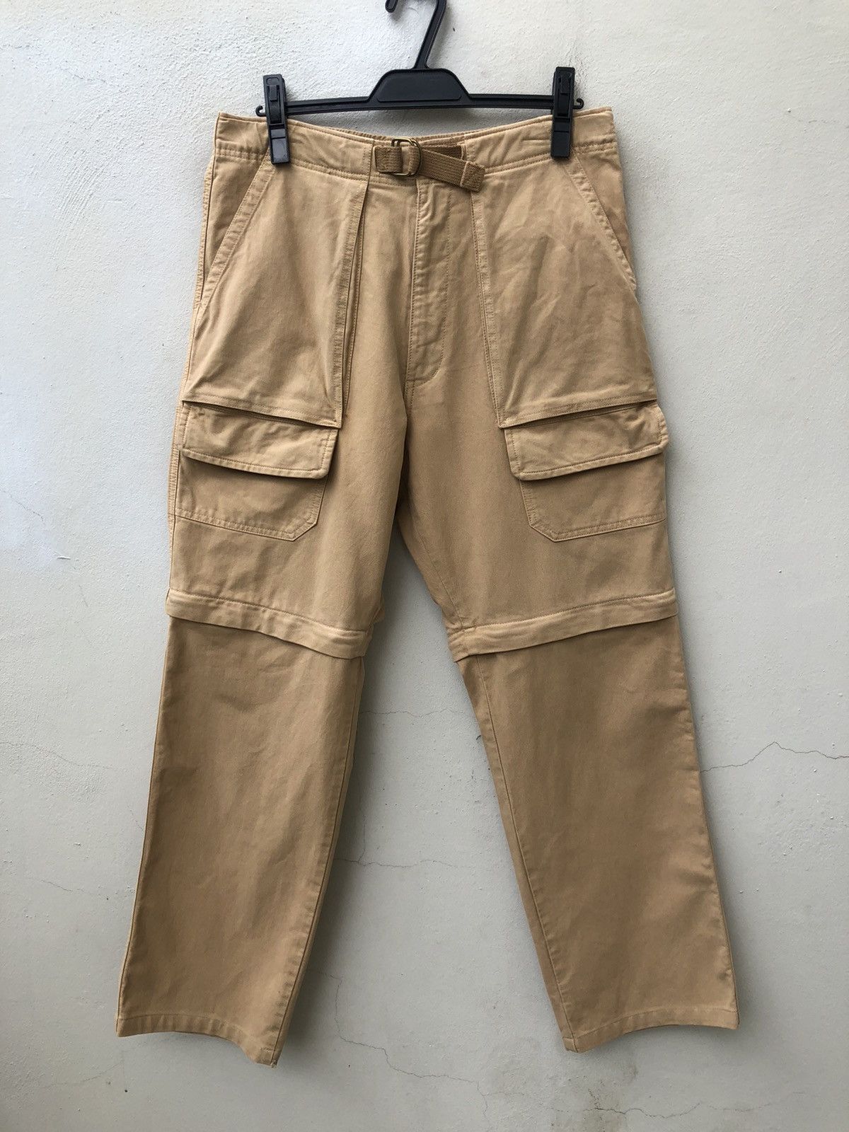 Japanese Brand Acoustic Japan Drawstring Waist Modular Cargo Trouser ...