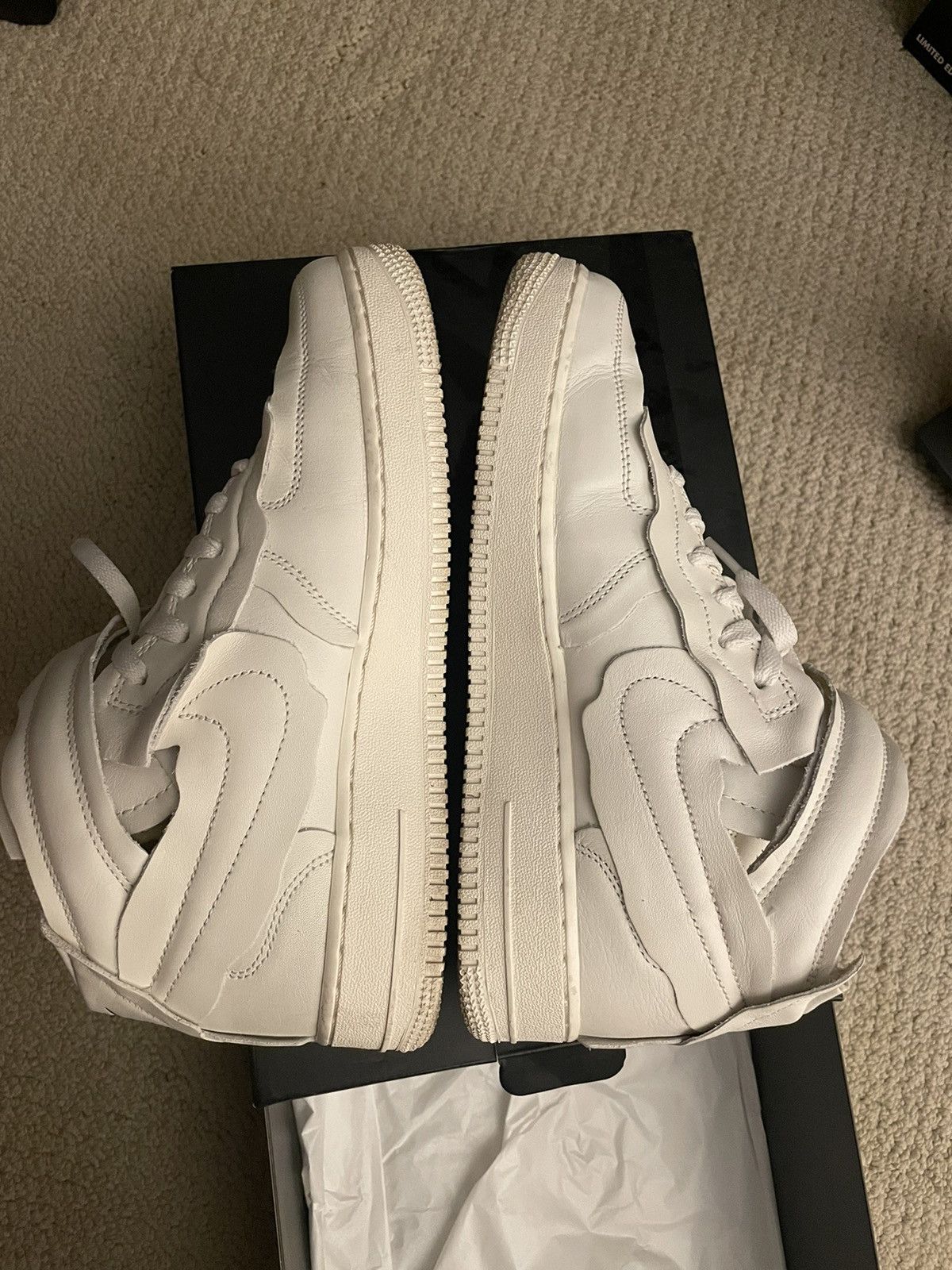 CDG CDG CDG × Comme des Garcons × Nike Nike cdg Air Force 1 mid | Grailed