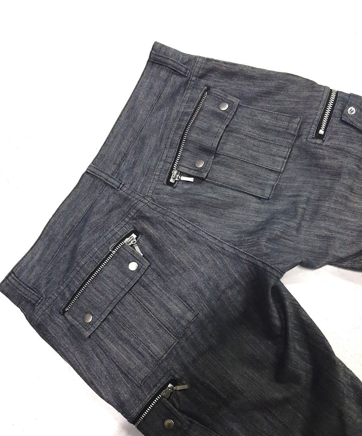 Designer SEMANTIC DESIGN BONDAGE PARACHUTE CARGO PANTS MULTI POCKET ...