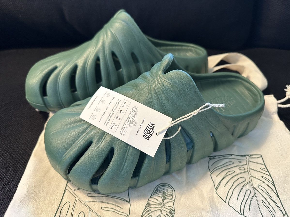 Vintage Unsent studio Monstera Mule Crocs Clog | Grailed