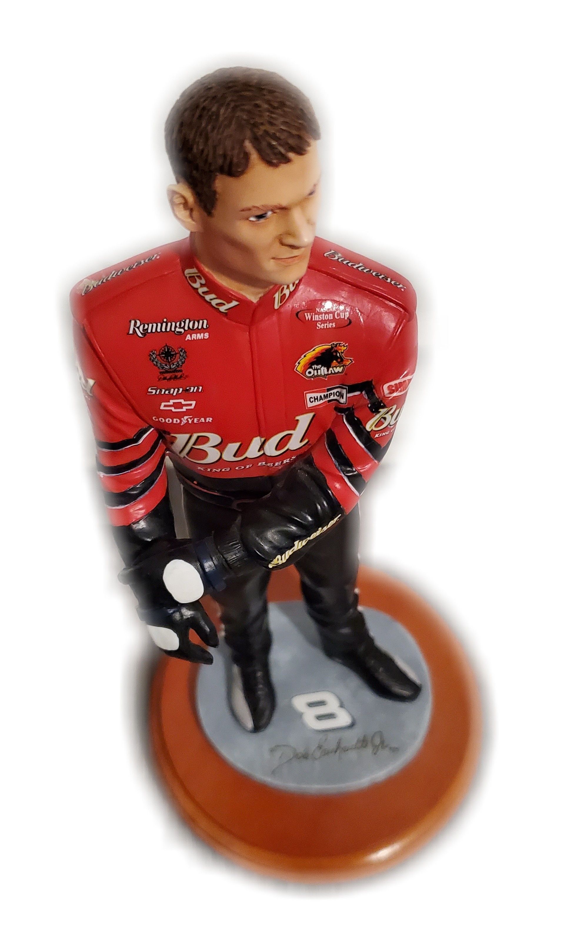 Budweiser × Vintage 2001 Dale Earnhardt Jr. "Gloves" Racing Figurine ...