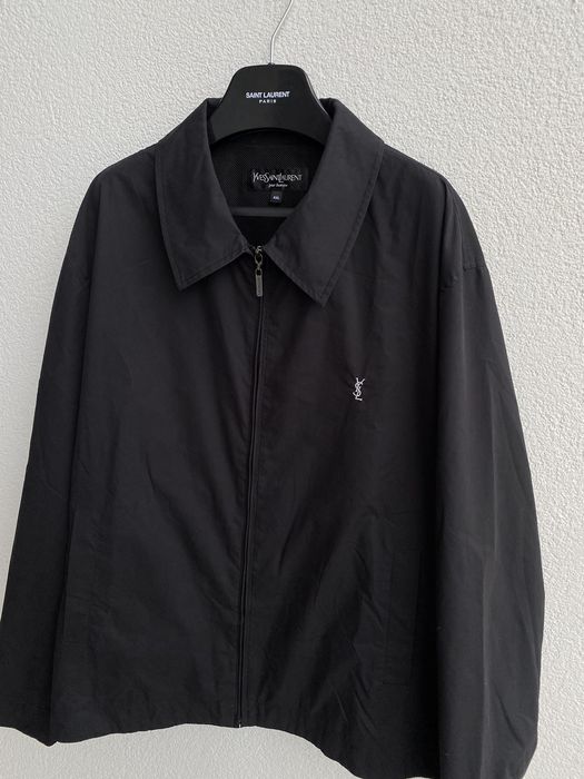Vintage Black YSL Jacket Harrington YSL Bomber YSL Harrington Spring ...