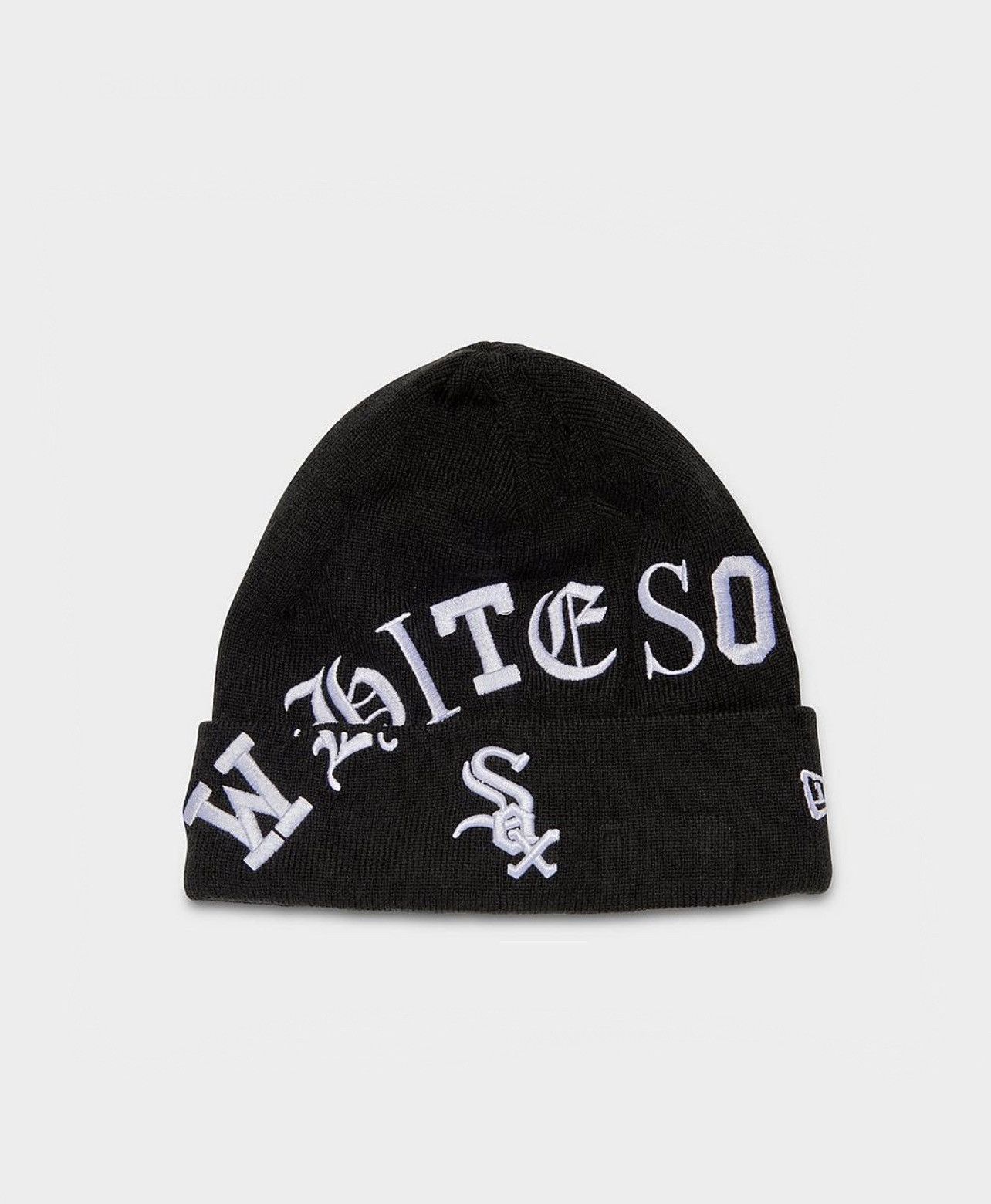 Chicago × MLB × New Era NEW ERA CHICAGO WHITE SOX MLB BLACKLETTER KNIT ...