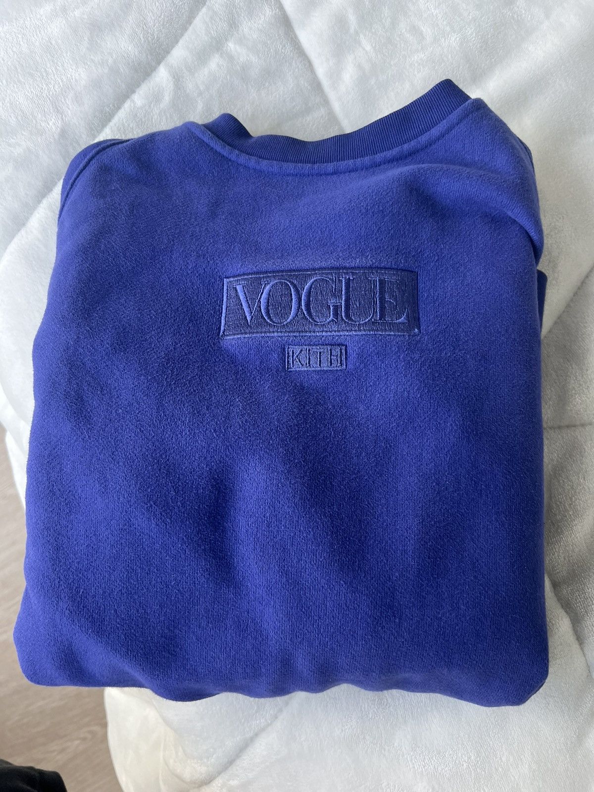 Kith × Vogue Kith x Vogue Crewneck, Royal Blue | Grailed