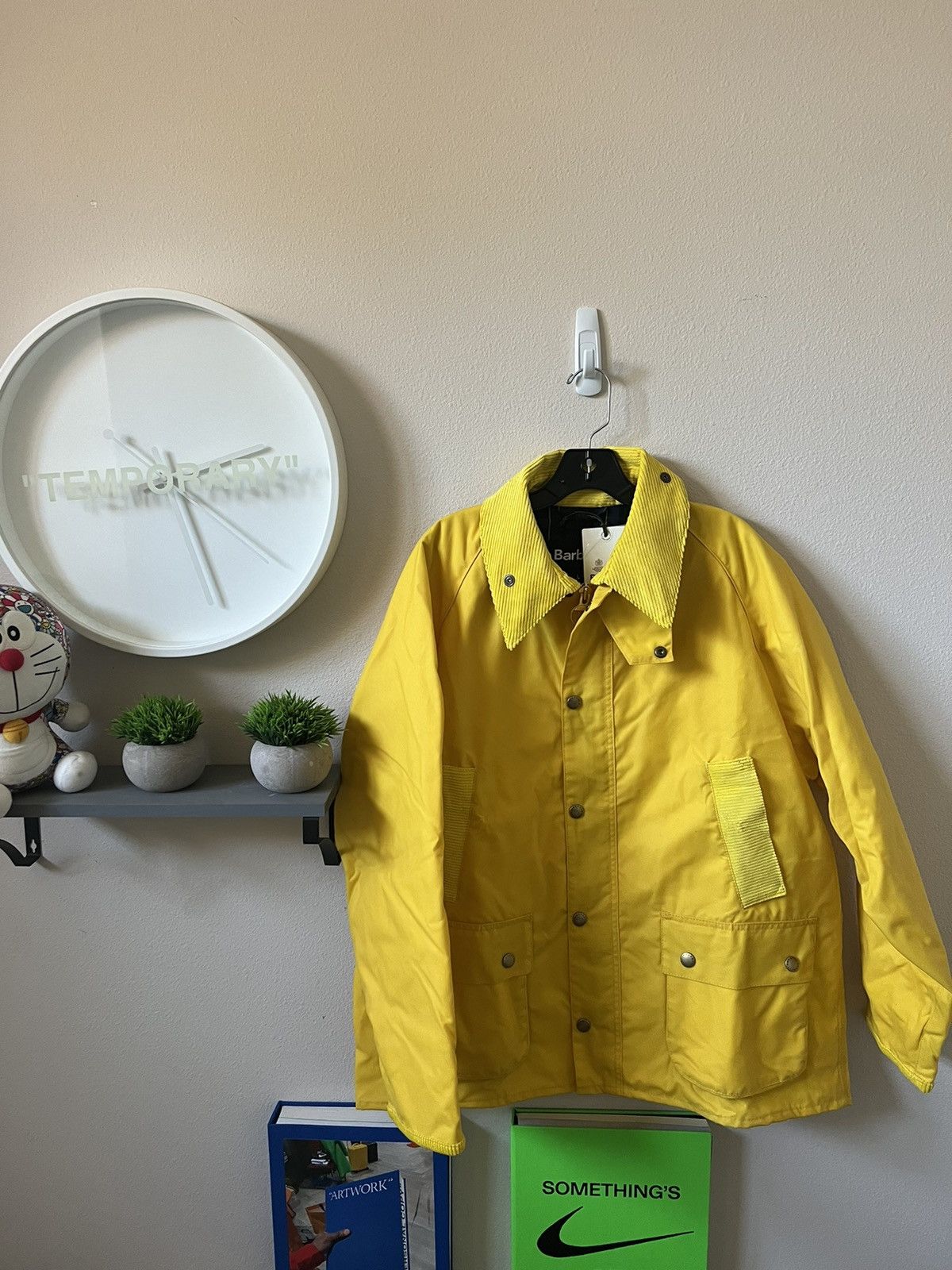 Barbour Palm Angels Barbour Waxed Spray Logo Jacket | Grailed