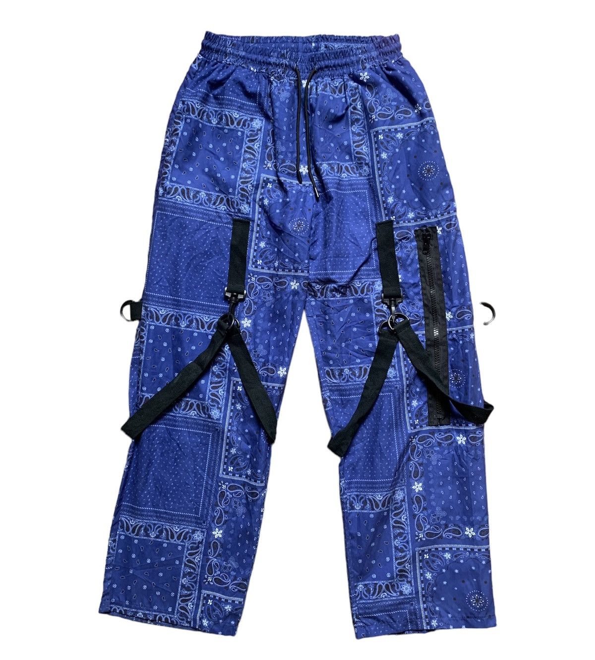 Japanese Brand editorial department paisley tactical pants | Grailed