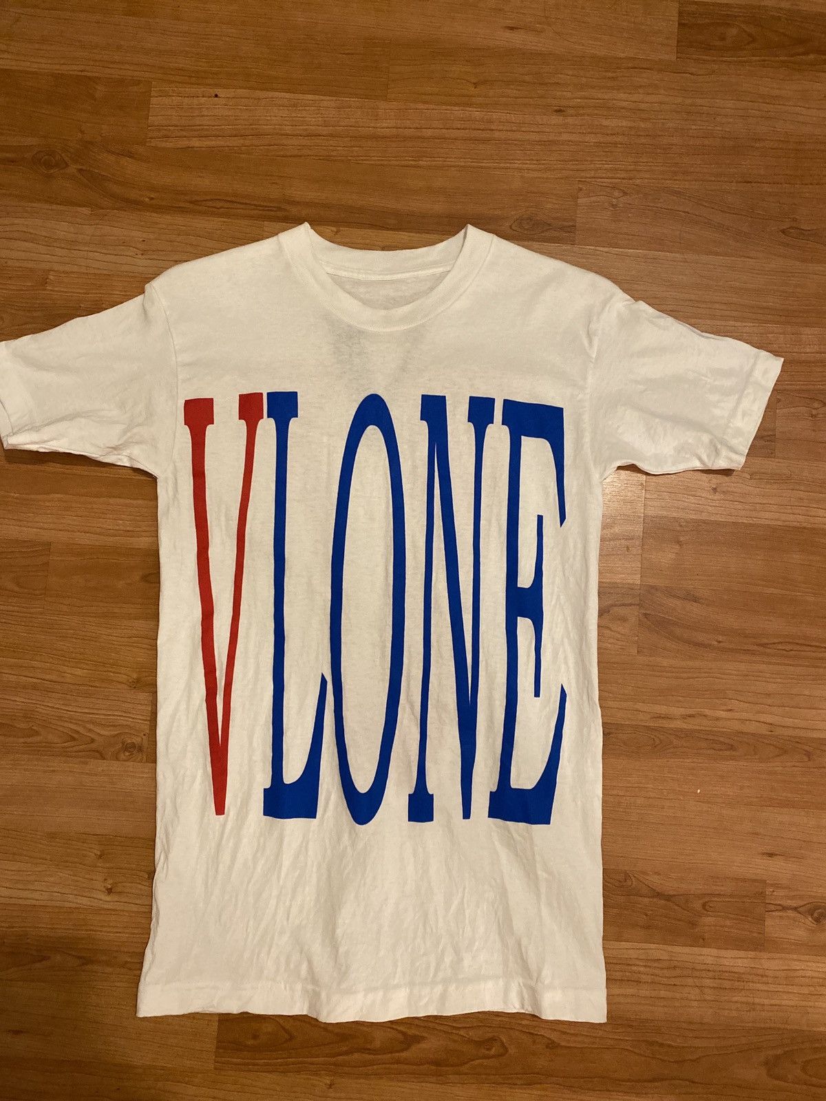 Vlone Vlone Red and White T Shirt | Grailed