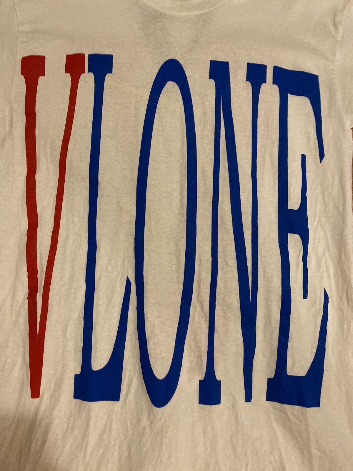 Vlone Vlone Red and White T Shirt | Grailed