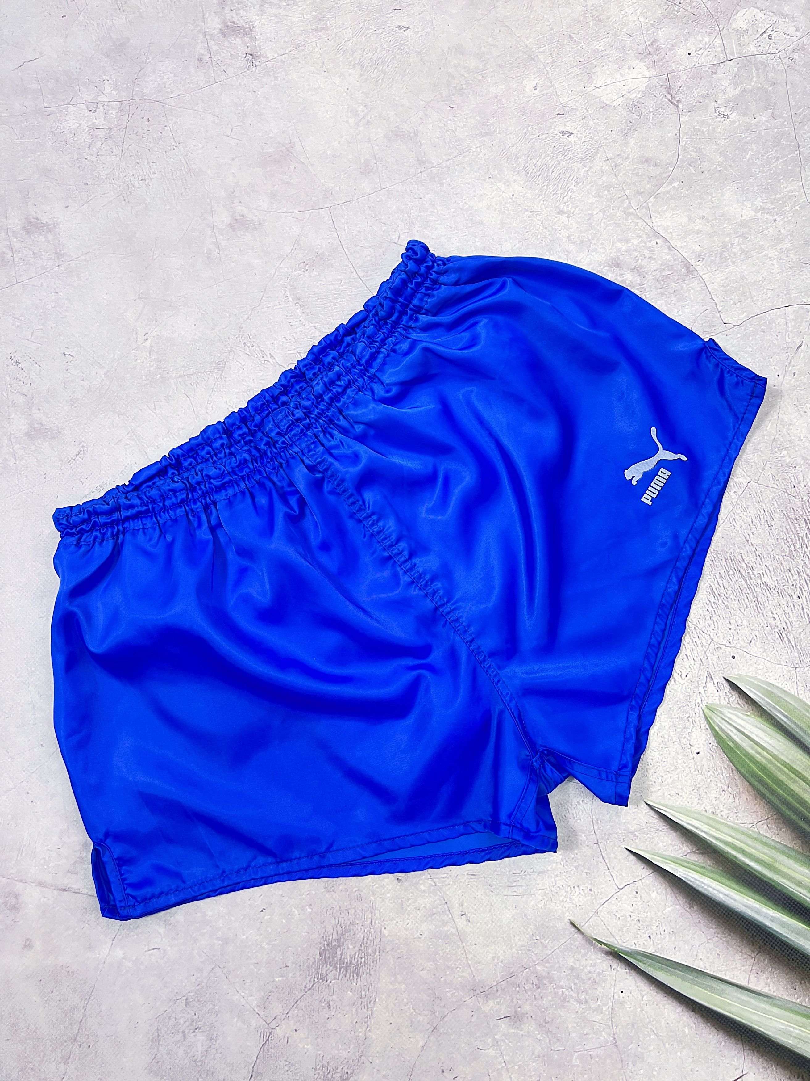 Vintage Vintage Puma Running Shorts 80s Football Blue | Grailed