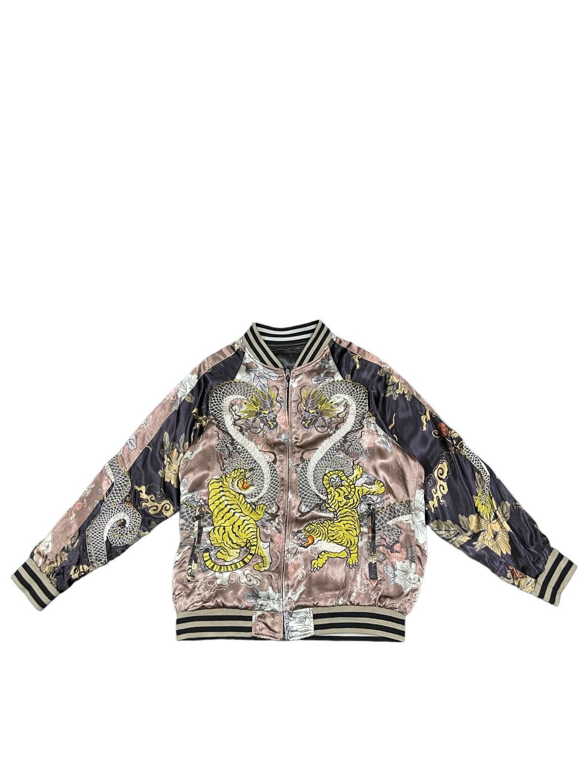 Japanese Brand × Sukajan Souvenir Jacket × Zara 🔥Rare🔥 Sukajan X Zara ...