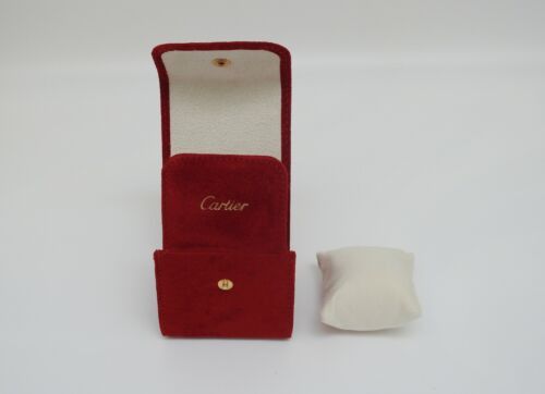 Cartier Cartier Red Velvet Box With pillow Travel Pouch Authentic | Grailed