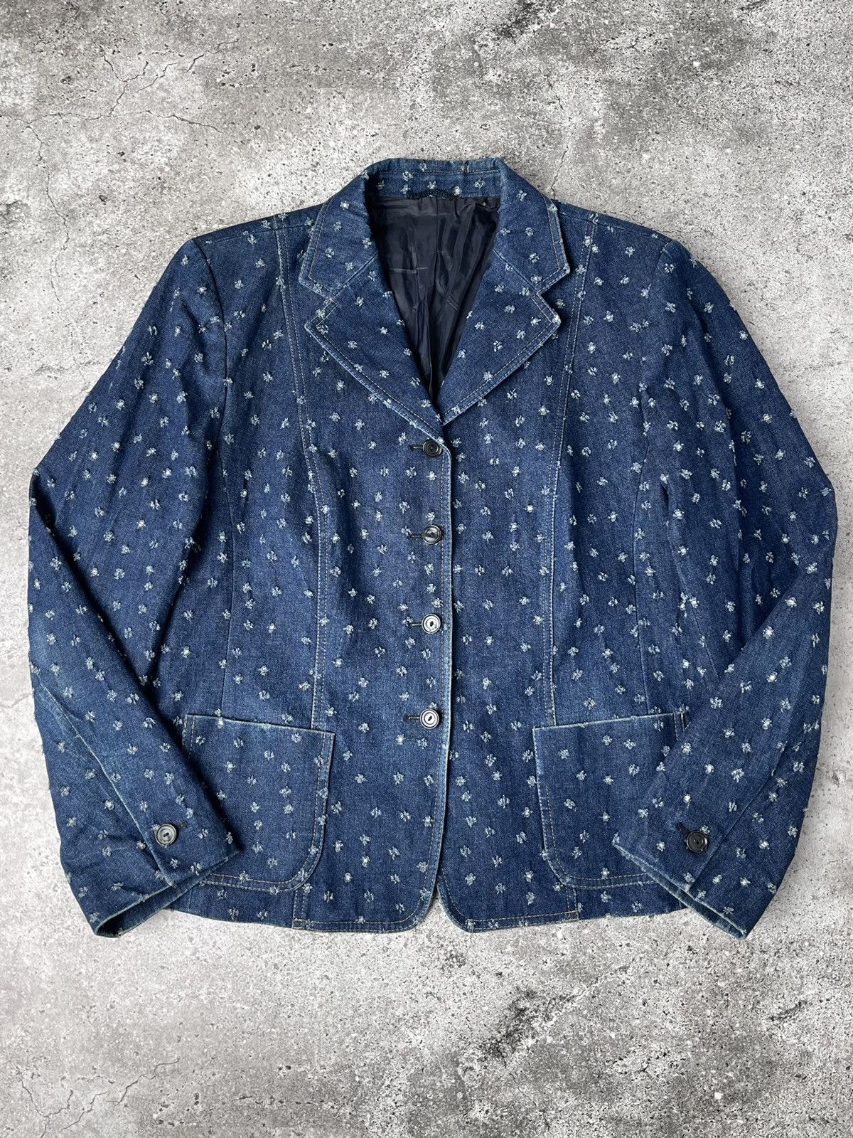 Seditionaries Vintage Denim Distressed Jacket | Grailed