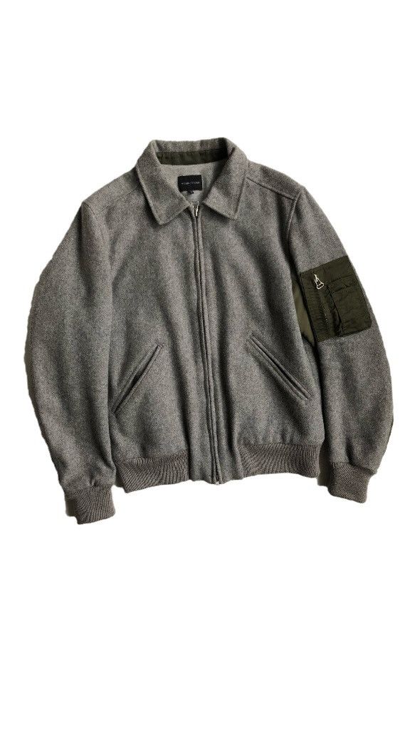 Wings + Horns Melton Wool Flight Jacket | Grailed