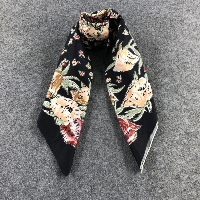 Vintage Jim Thompson Luxury Floral Silk Scarf M905 | Grailed