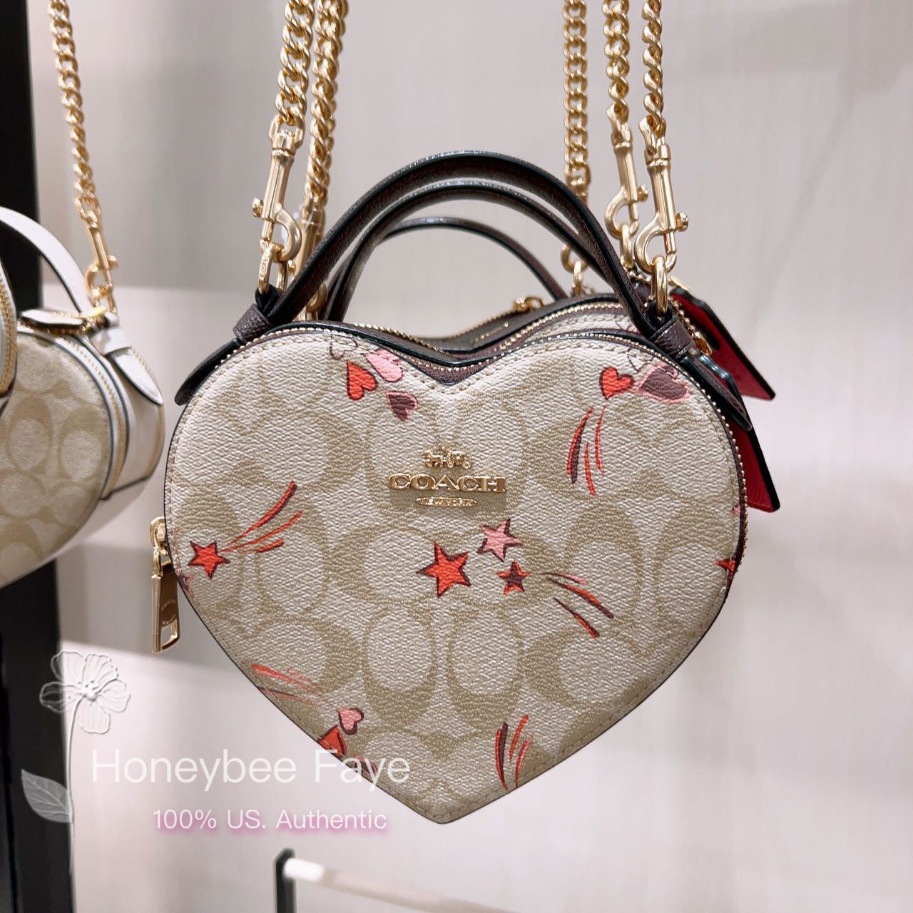 Coach Heart Crossbody In Signature Canvas With Heart And Star | Grailed