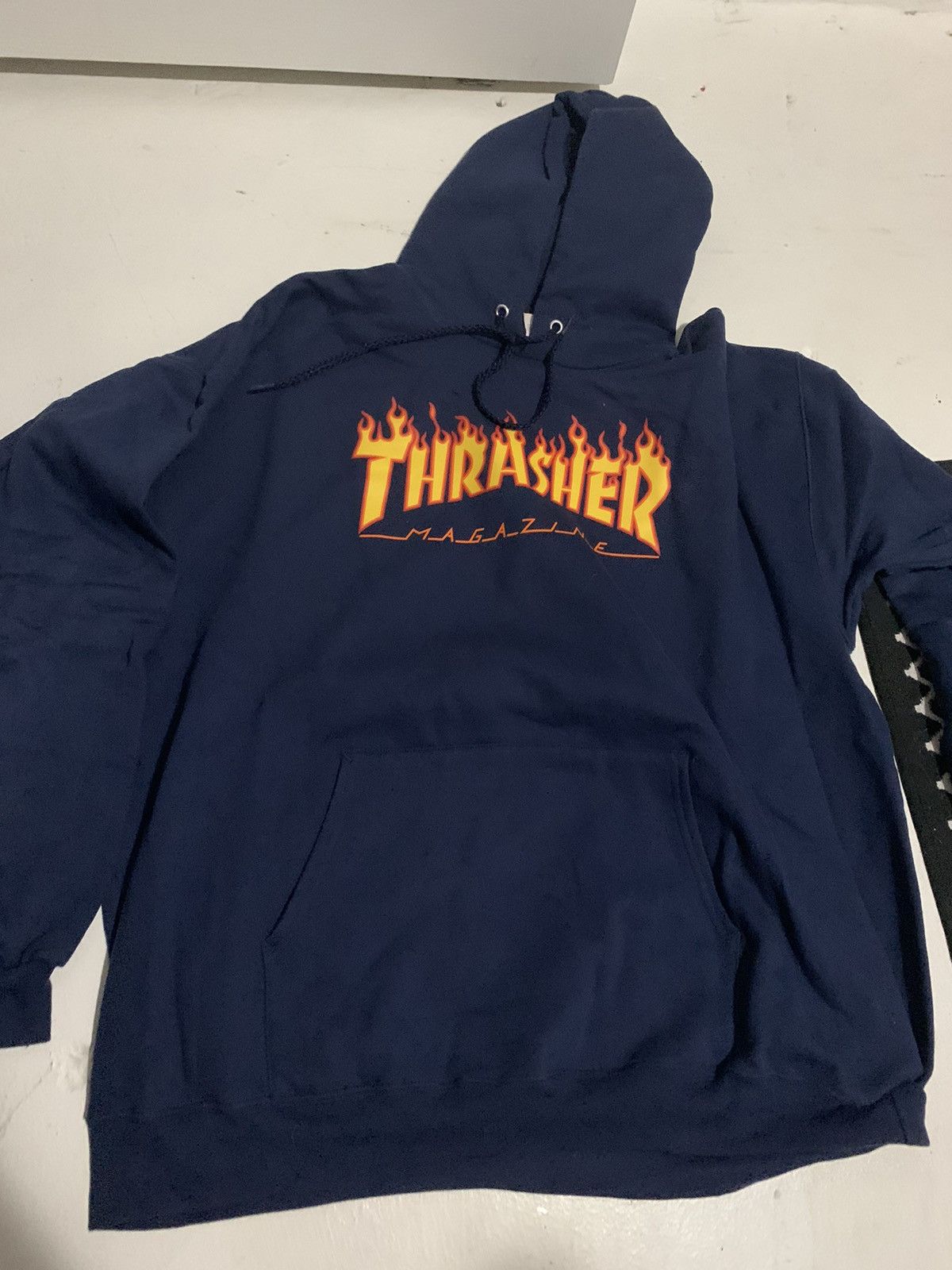 Thrasher Thrasher hoodie blue | Grailed