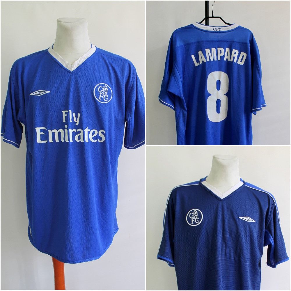 Vintage 2003 Chelsea Umbro Home #8 Lampard reversible Jersey | Grailed