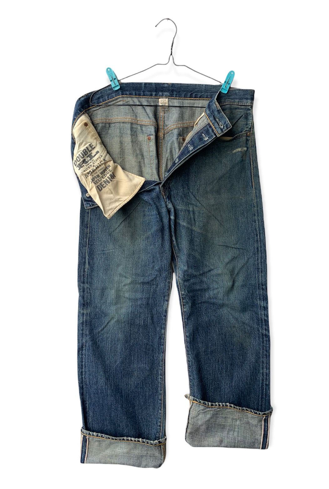 Vintage Vintage RRL Selvedge Distressed Denim | Grailed