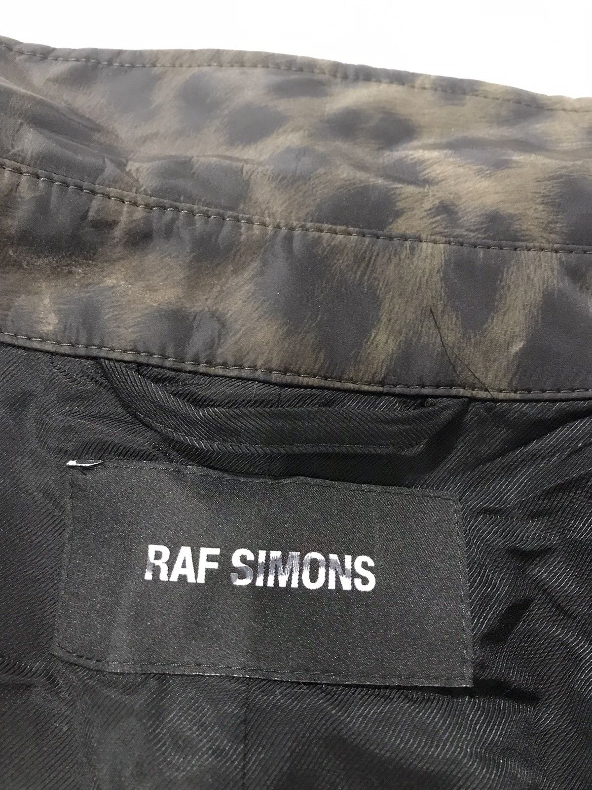 Raf Simons Raf Simons AW 19 oversized animal print coat. 46/S$3000 ...