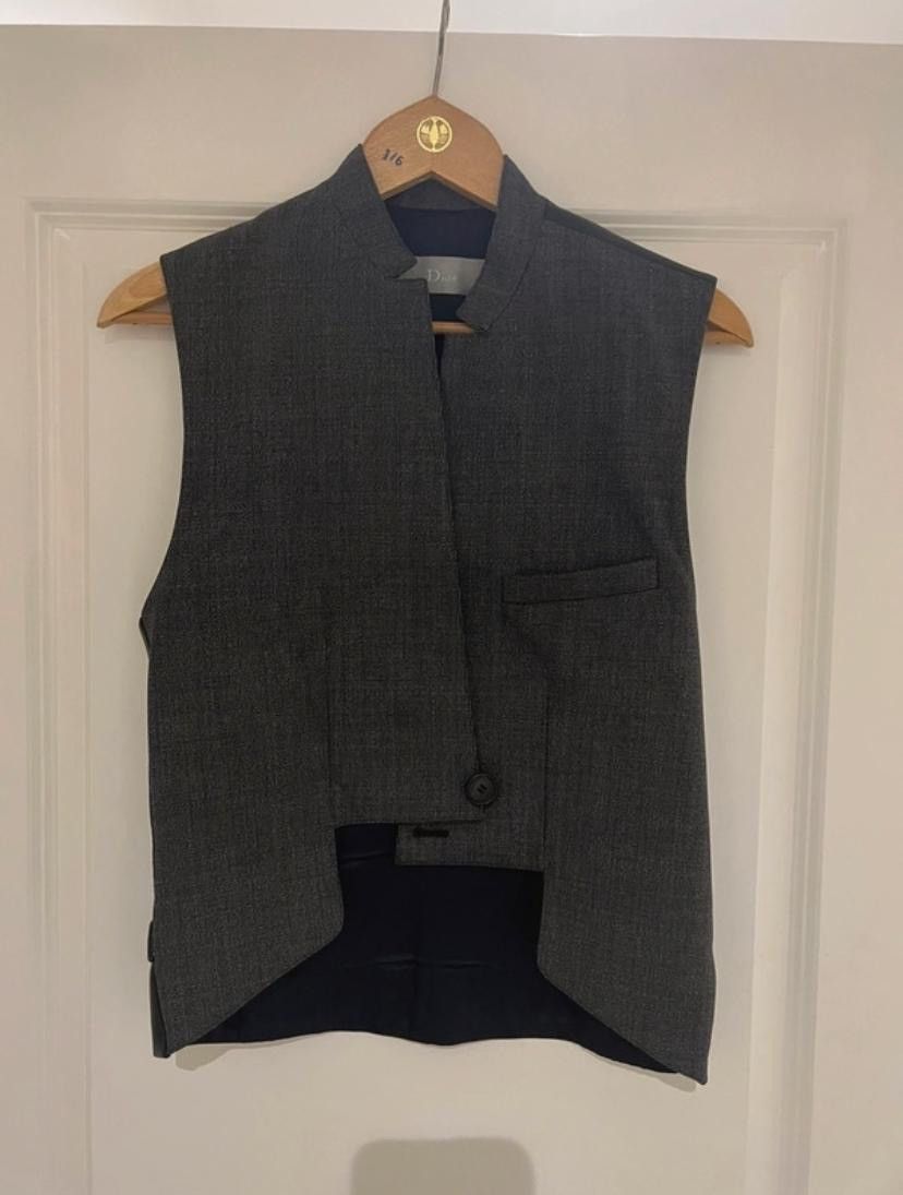 Dior × Hedi Slimane Dior Homme AW07 “Navigate” vest | Grailed