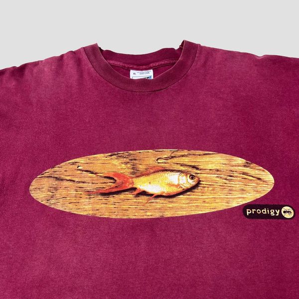 Vintage The Prodigy 96 90s Breathe Vtg Band Goldfish Concert T-Shirt ...