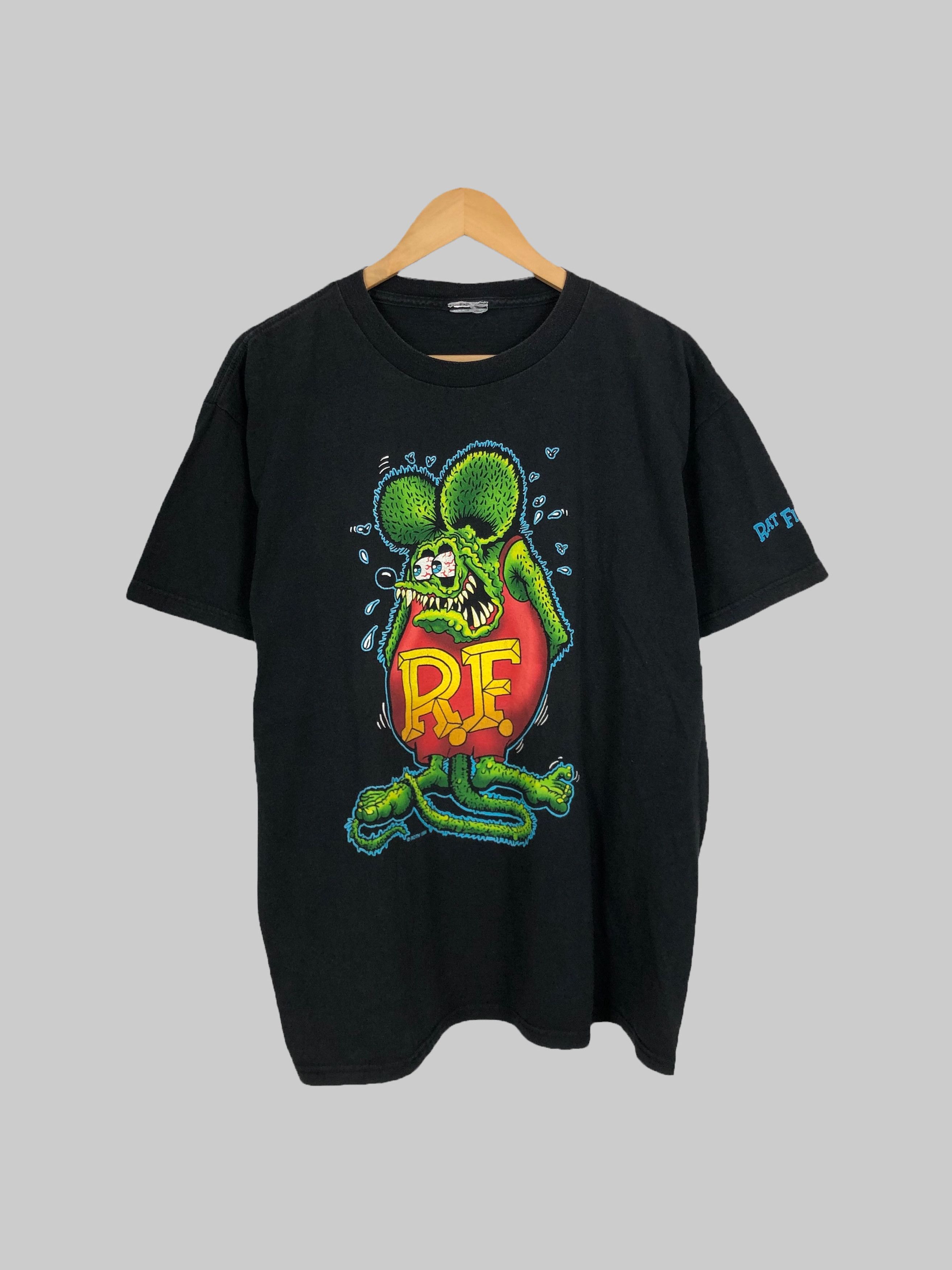 Art × Vintage Vintage 90s Ed Roth Rat Fink 1984 Reprint t-shirt | Grailed