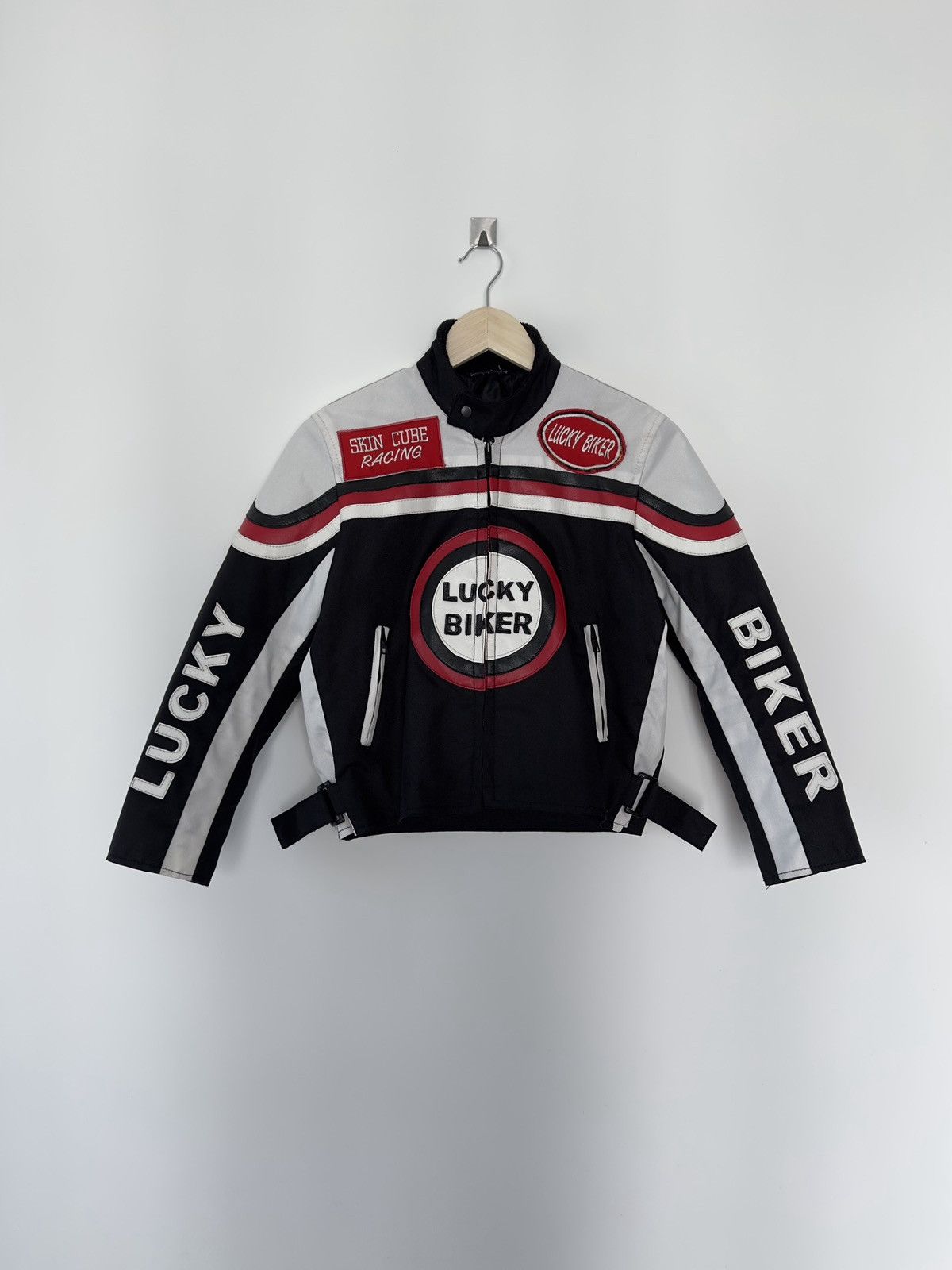 Racing × Streetwear × Vintage Vintage racing Lucky Strike Biker Y2K ...