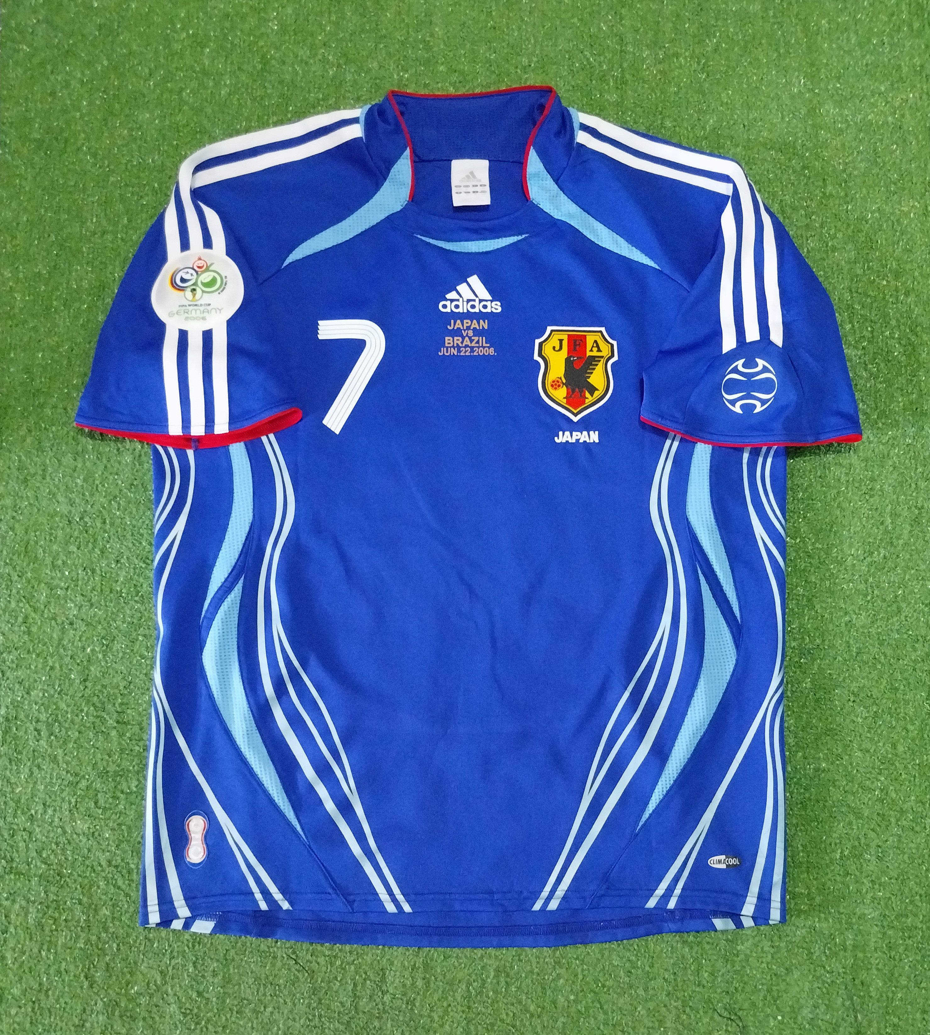 Adidas Japan home world cup 2006 hidetoshi nakata jersey football | Grailed