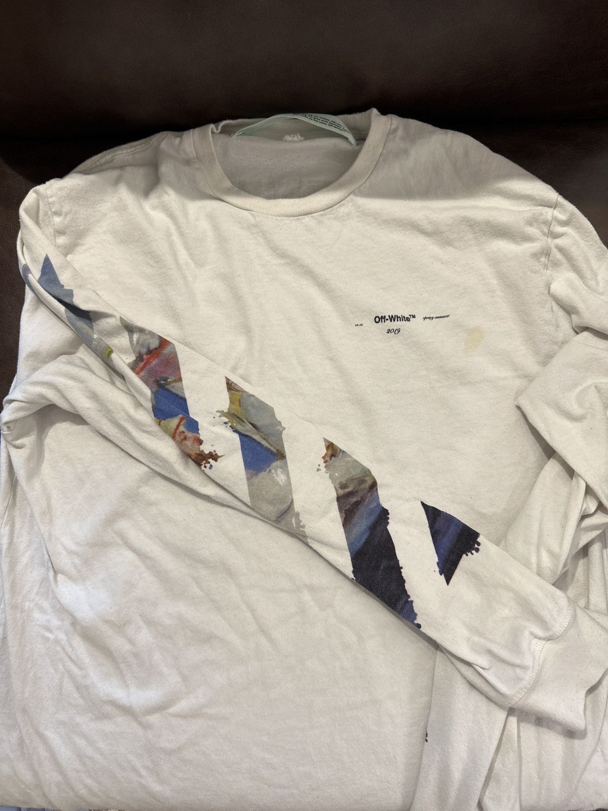 Off-White Off white oil painting longsleeve | Grailed