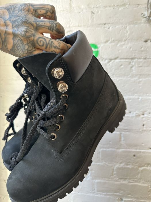 Timberland Chrome Hearts x Timberland Boots sz 10.5 / 11 | Grailed