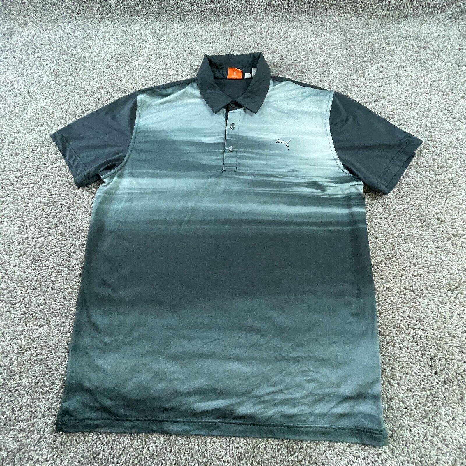 Puma Puma Polo Shirt Adult Extra Large Black Dry Cell Golf Golfer Rugby ...