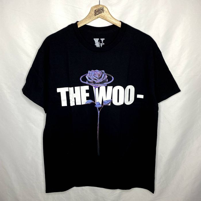 Vlone Pop Smoke Shoot for the Stars The Woo Rose Tour Merch Tee XL ...