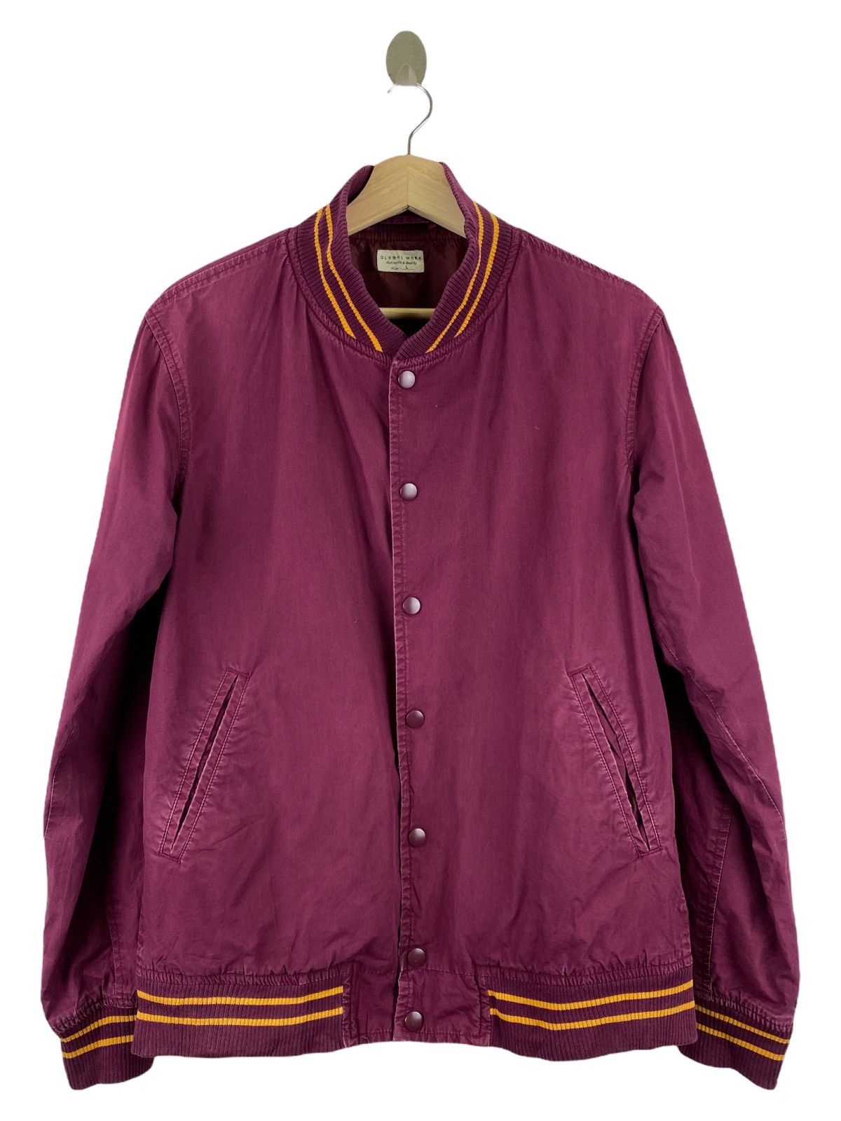 Global Work × Streetwear × Varsity Jacket GLOBAL WORK VARSITY COTTON JACKET | Grailed