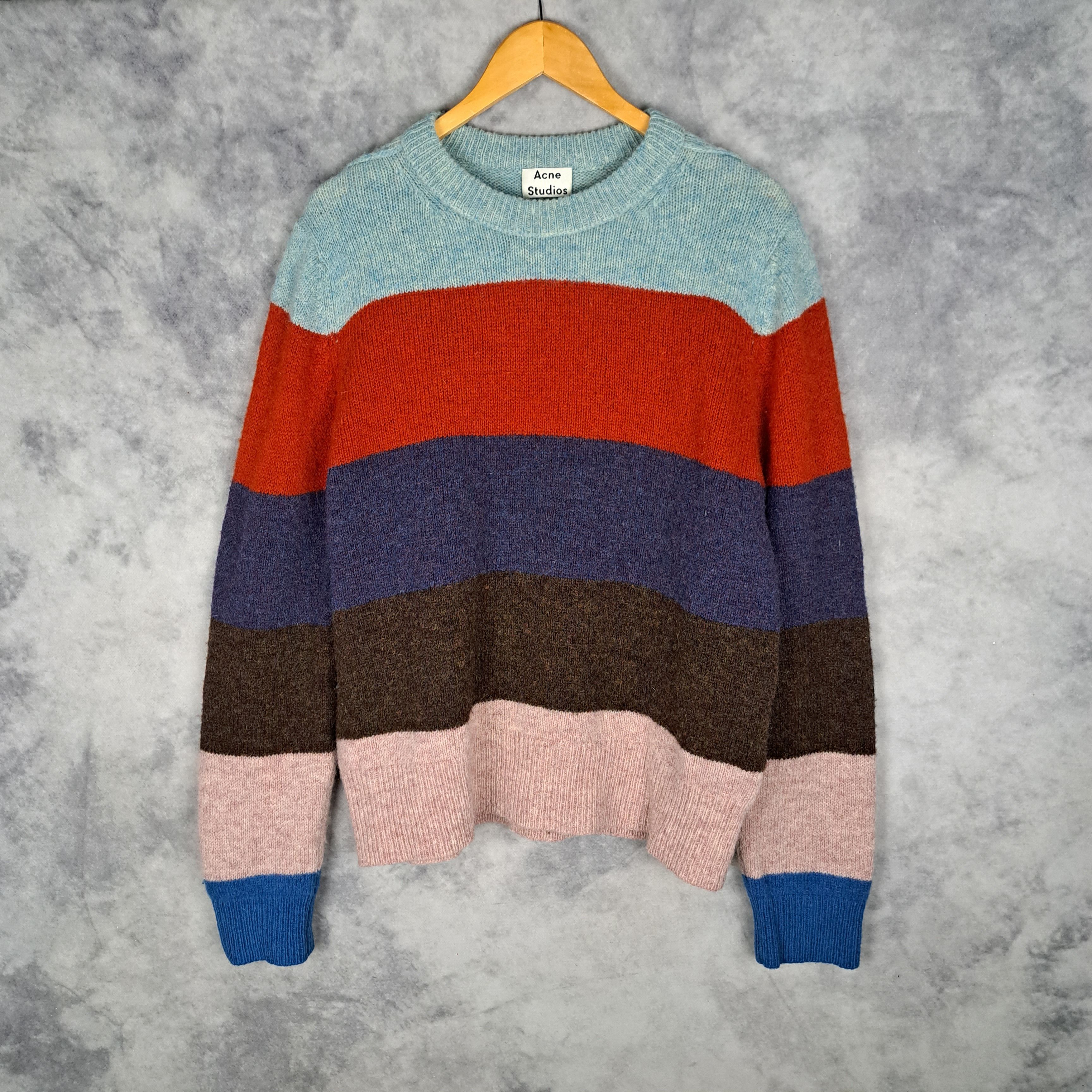 Acne Studios × Grail × Rare Acne Studios Wool Mohair Striped Knit Aesthetic Luxury Rare | Grailed
