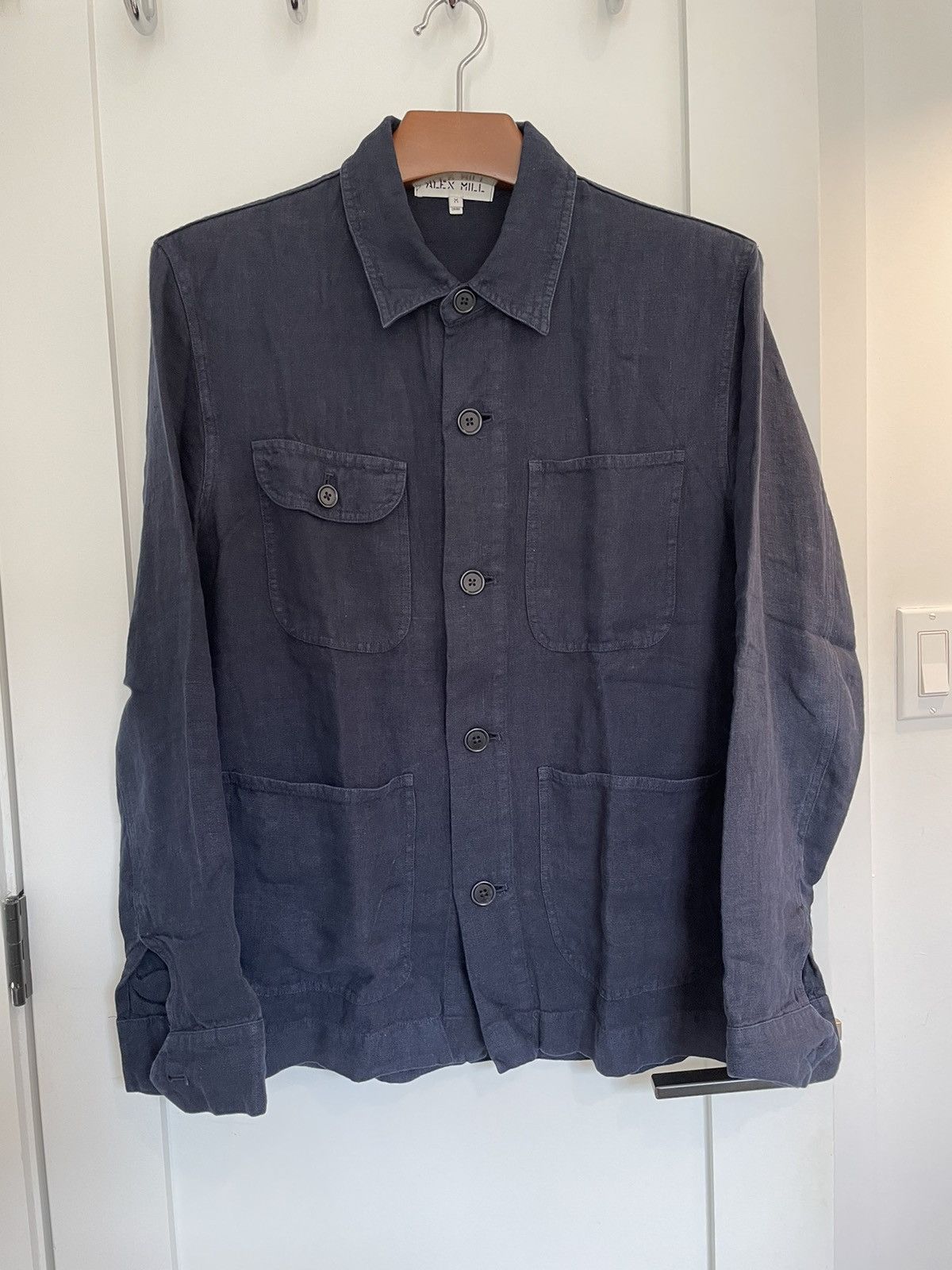 Alex Mill Garment Dyed Linen Work Jacket | Grailed