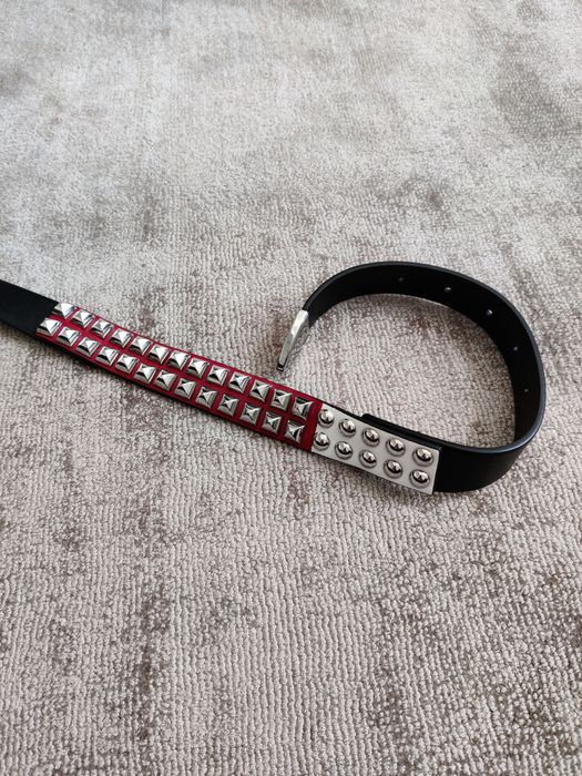 Prada Studded Leather Extended Belt | Grailed