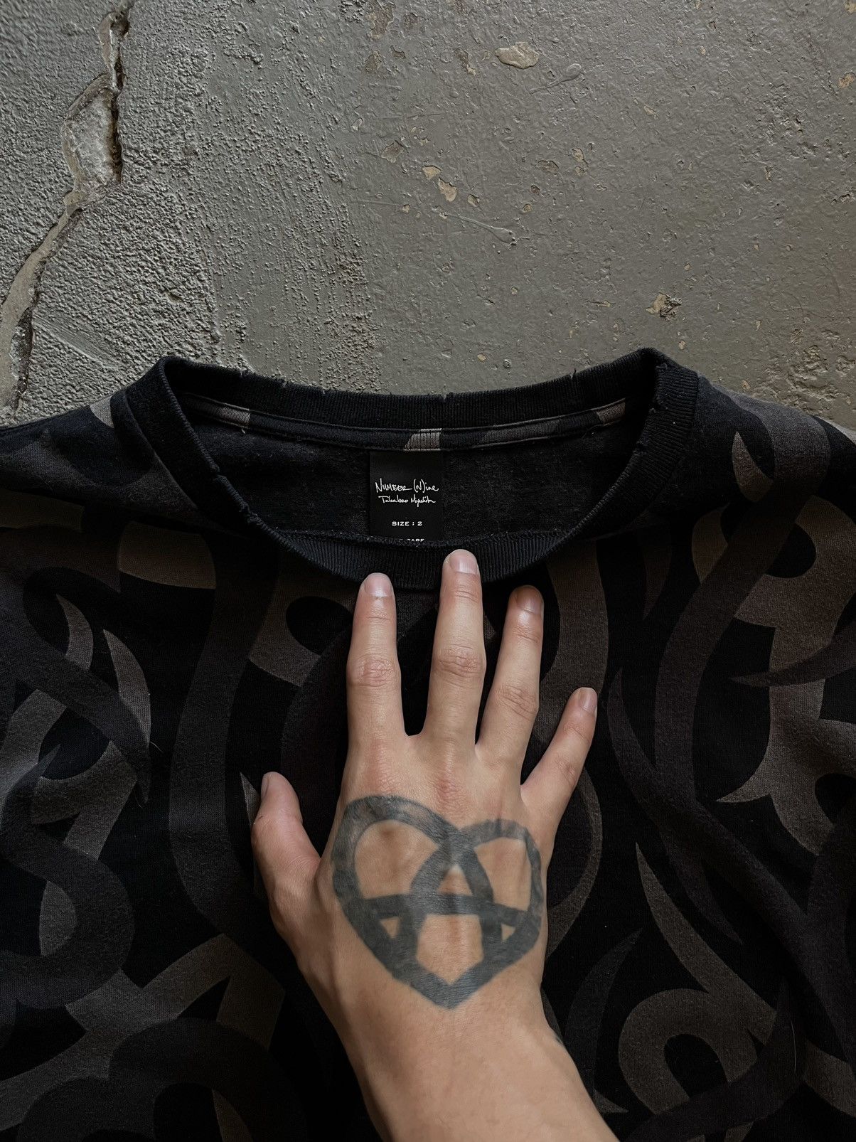 Number (N)ine × Takahiromiyashita The Soloist. AW04 Tribal Heart Camo ...