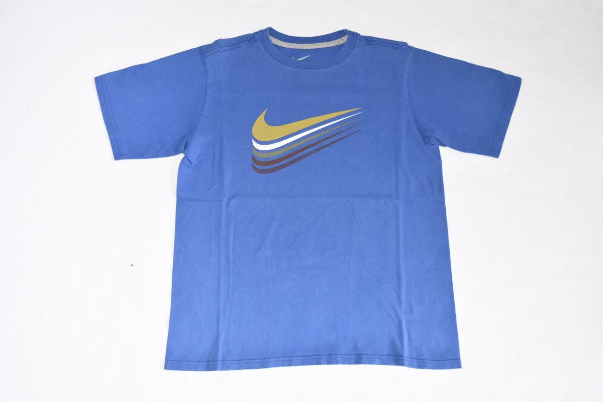 Nike × Vintage Nike Swoosh Checks Tee | Grailed
