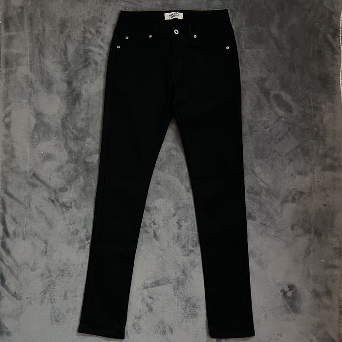 Naked And Famous Naked And Famous Skinny Guy Denimjeans Black Power Stretch Grailed