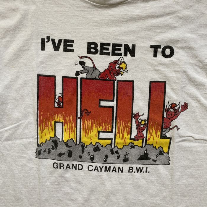 Vintage Vintage Hell Devil Grand Cayman Island Graphic T-Shirt | Grailed