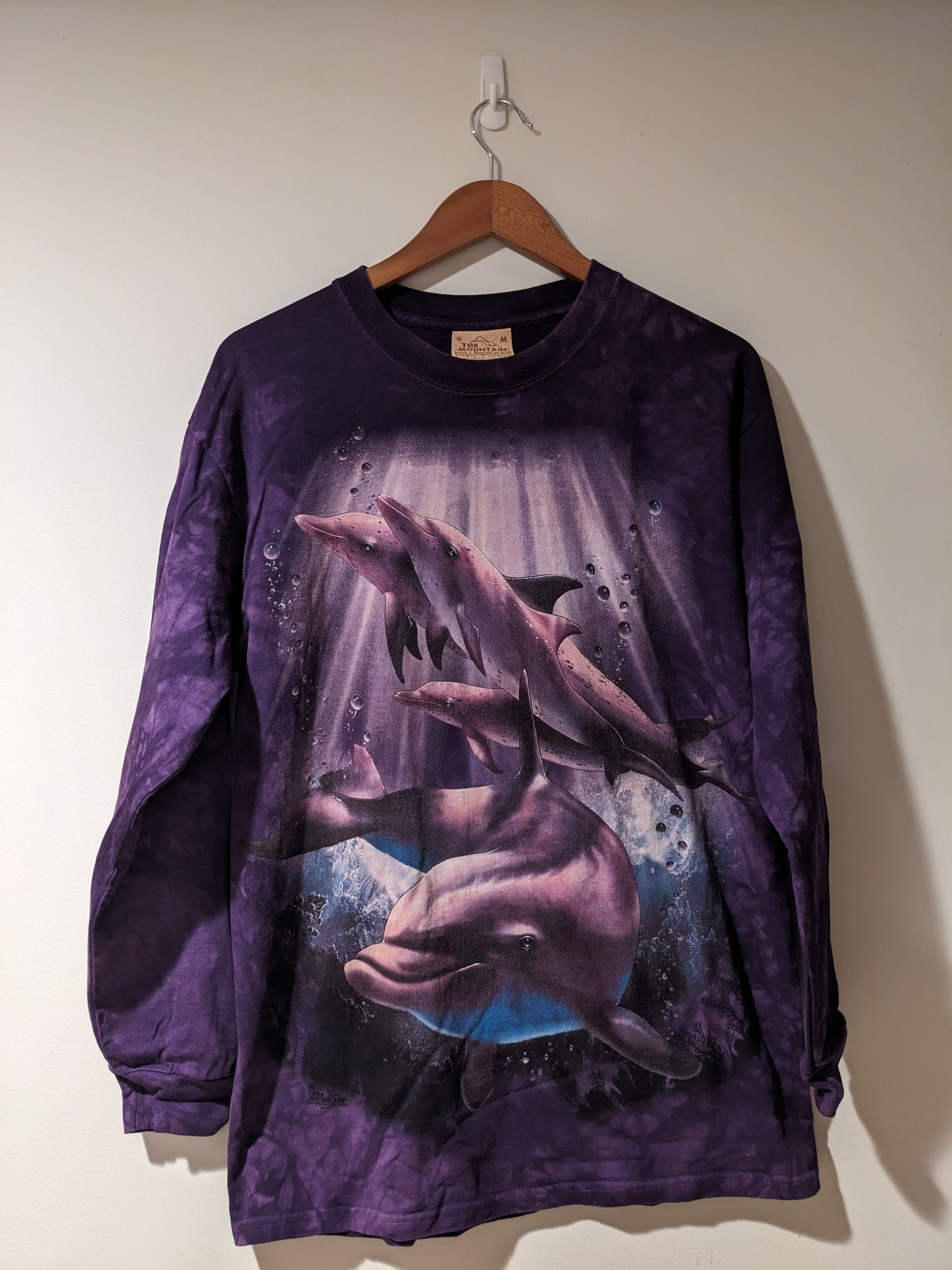 Vintage Vintage 1998 The Mountain Dolphin Animal Long-Sleeve | Grailed