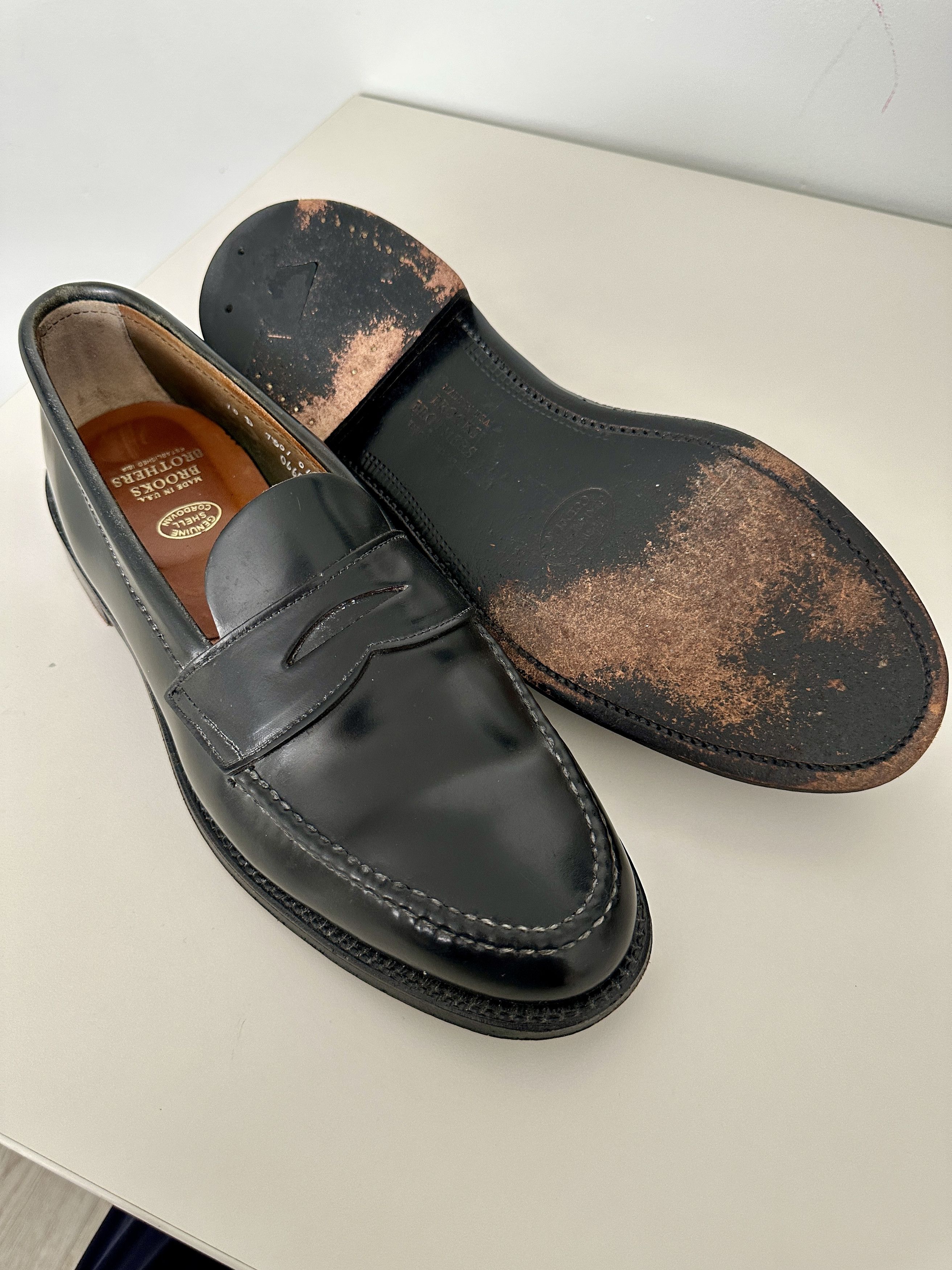 Brooks Brothers Alden Brooks Brothers Horween Shell Cordovan loafer 10 ...