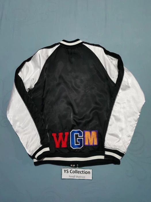 Bape Bape WGM Shark Varsity Jacket | Grailed