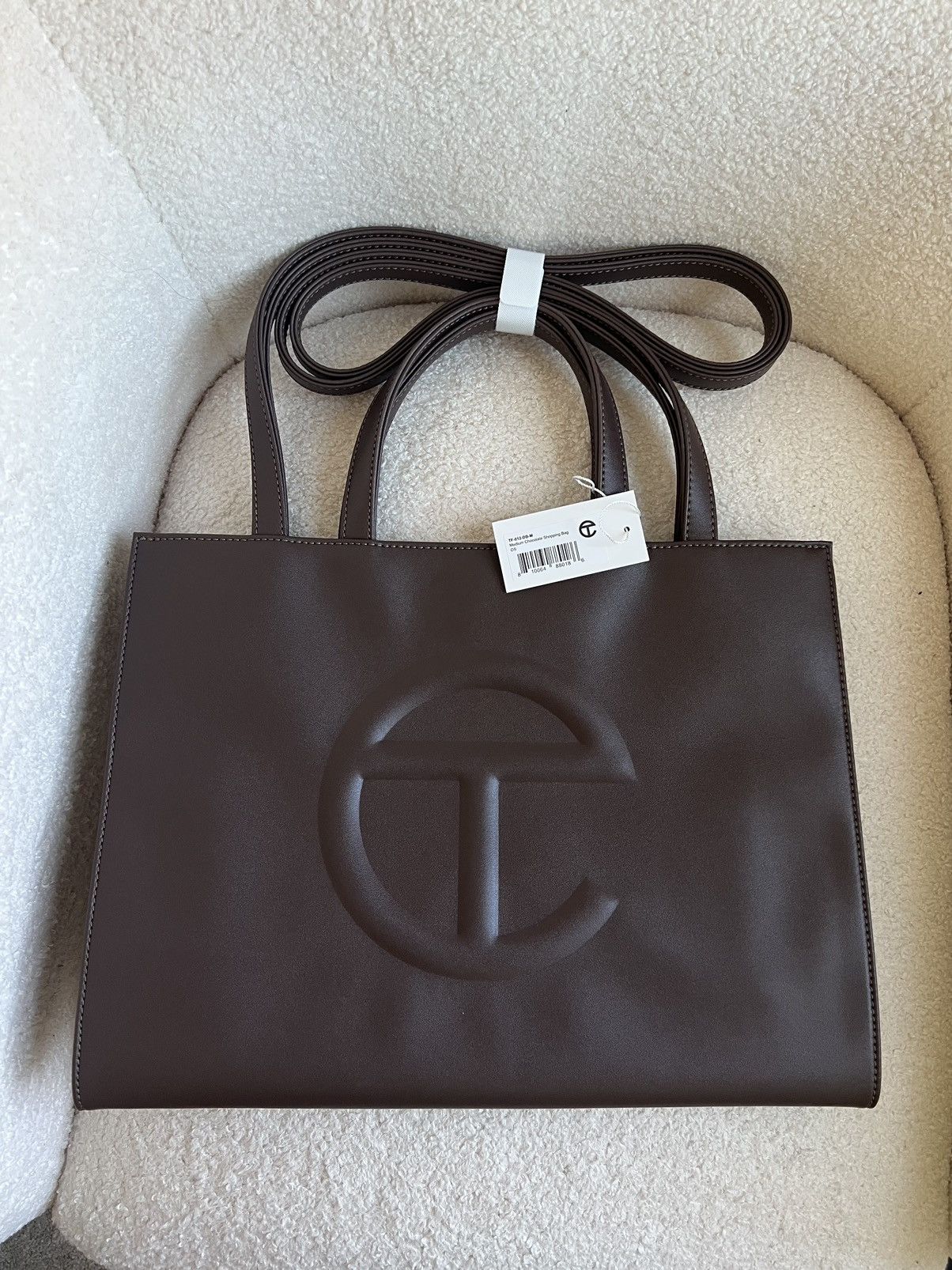 Telfar Telfar Medium Chocolate Brown Shopping Bag | Grailed