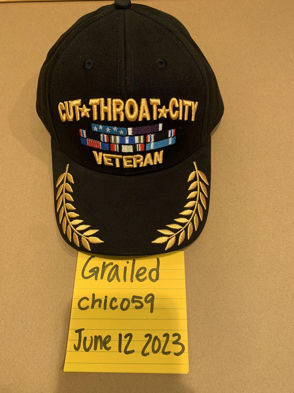 G59 Records CUT THROAT CITY VETERAN HAT | Grailed