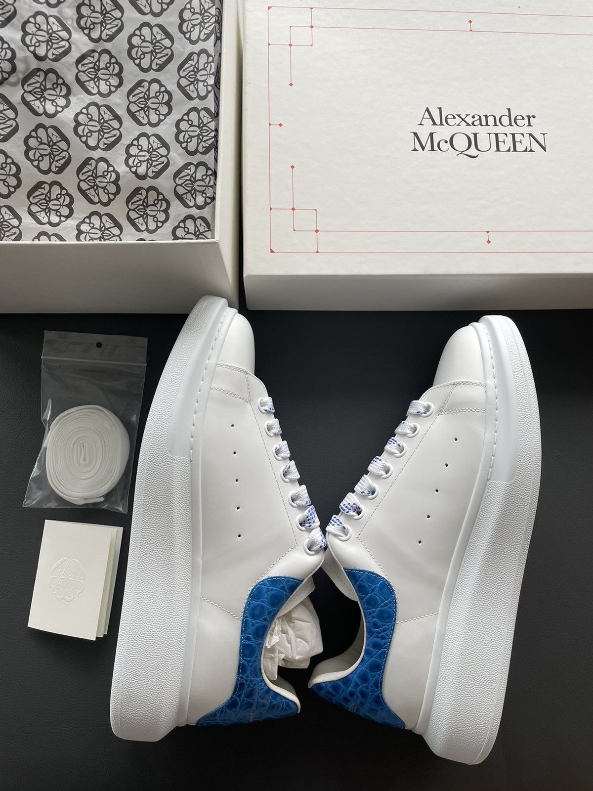 Alexander McQueen Signature Limited Edition New Iconic Leather Croc ...