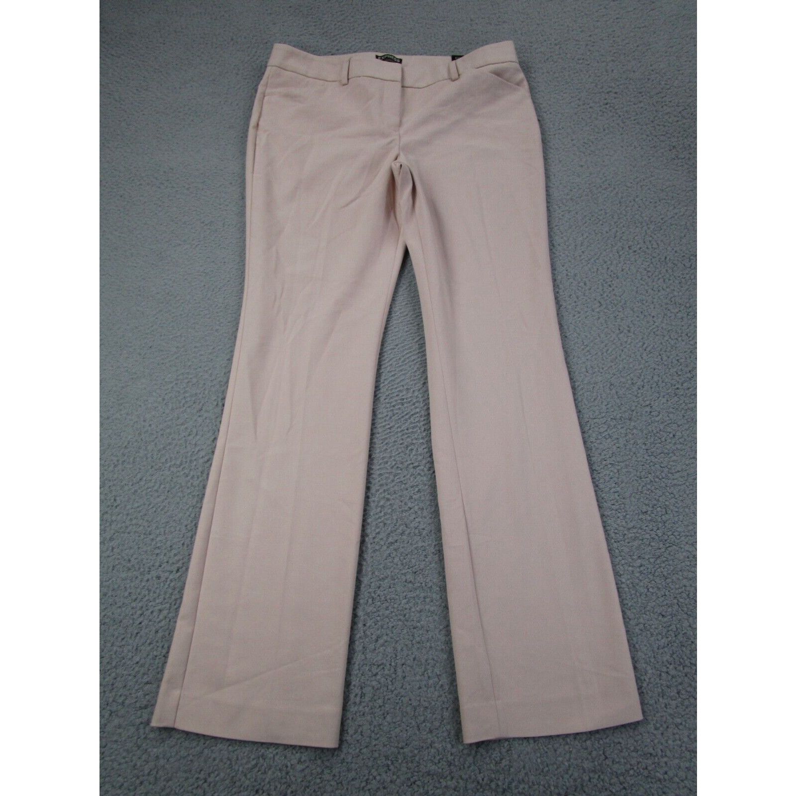 Express Express Pants Womens 10 Pink Barely Boot Leg Straight Through ...