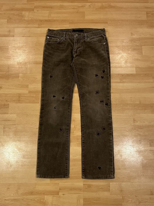 Undercover aw06 Guru Guru BBV Brown Corduroy Bug/Insect Denim | Grailed
