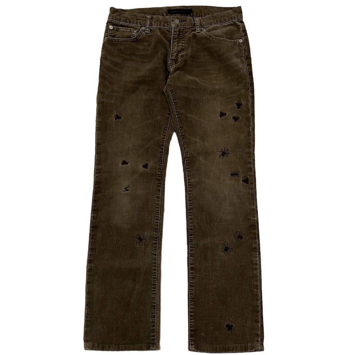 Undercover aw06 Guru Guru BBV Brown Corduroy Bug/Insect Denim | Grailed