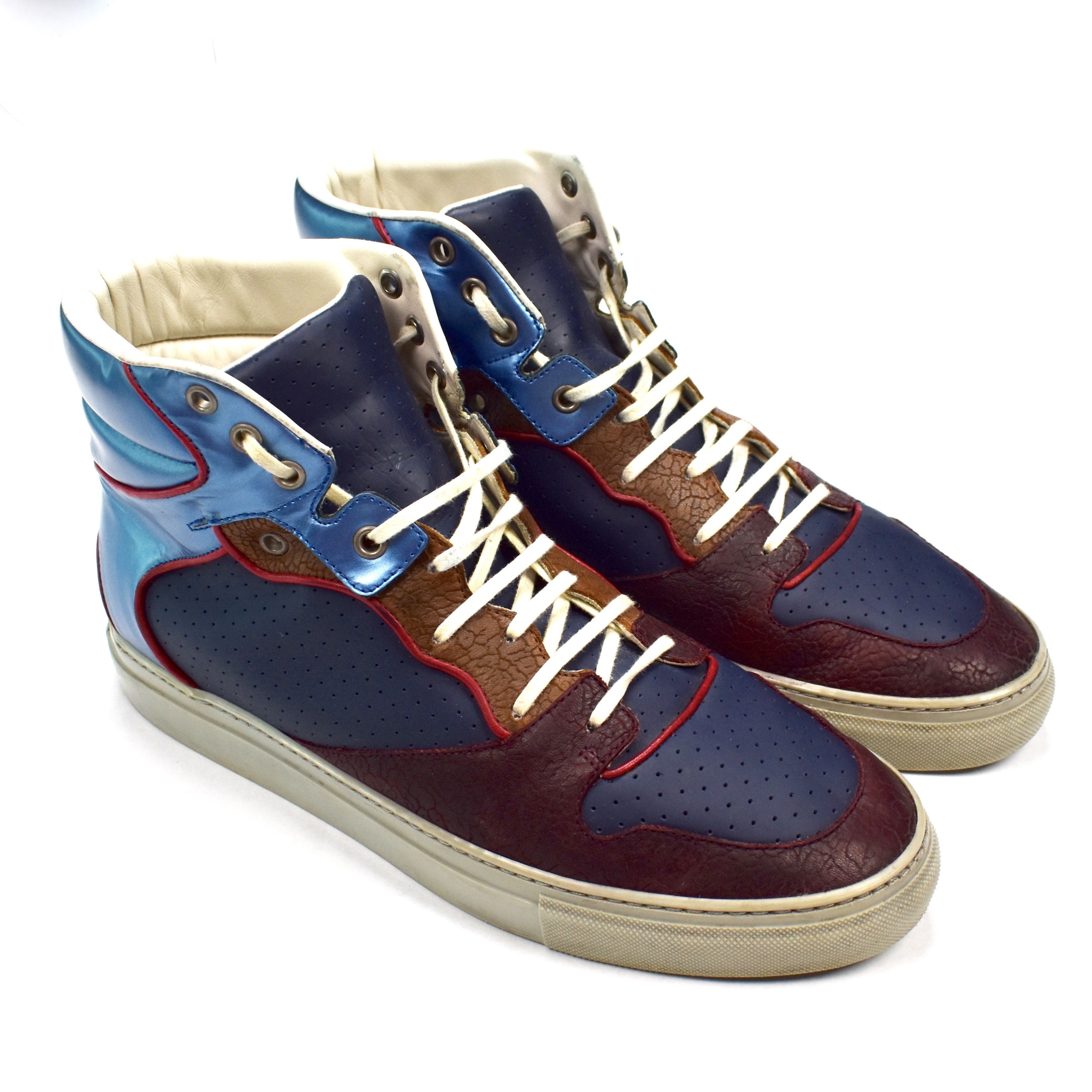 Balenciaga Balenciaga Multi Material High Top Dunk Sneakers | Grailed